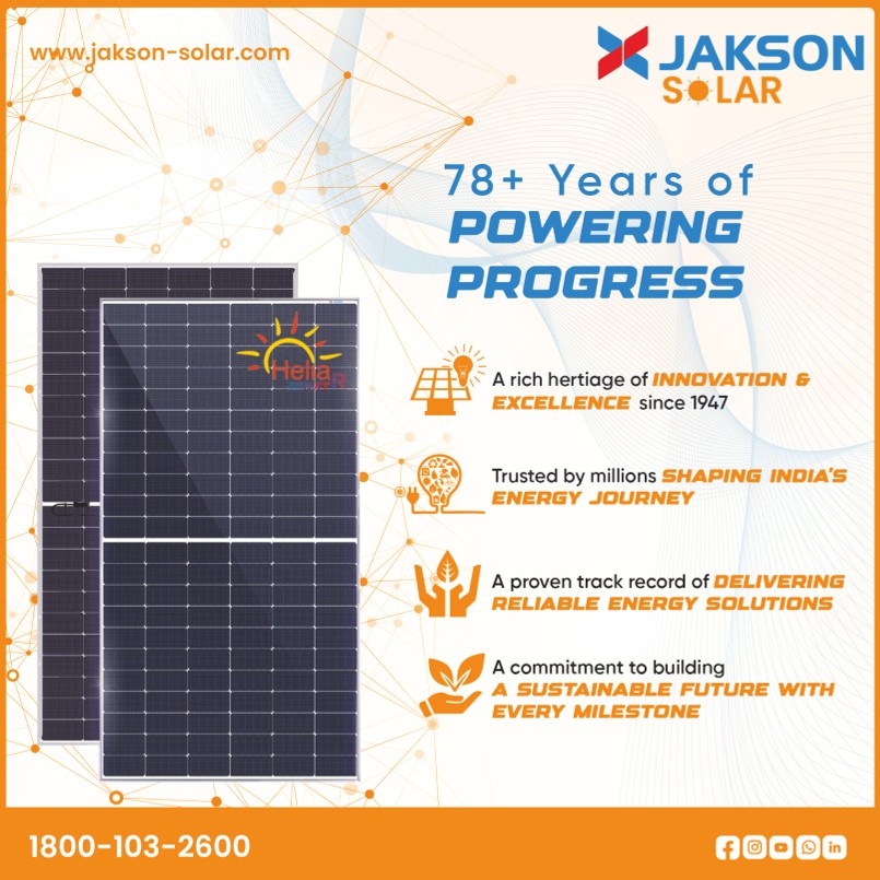 Jakson Solar Panels - Powering A Greener Tomorrow