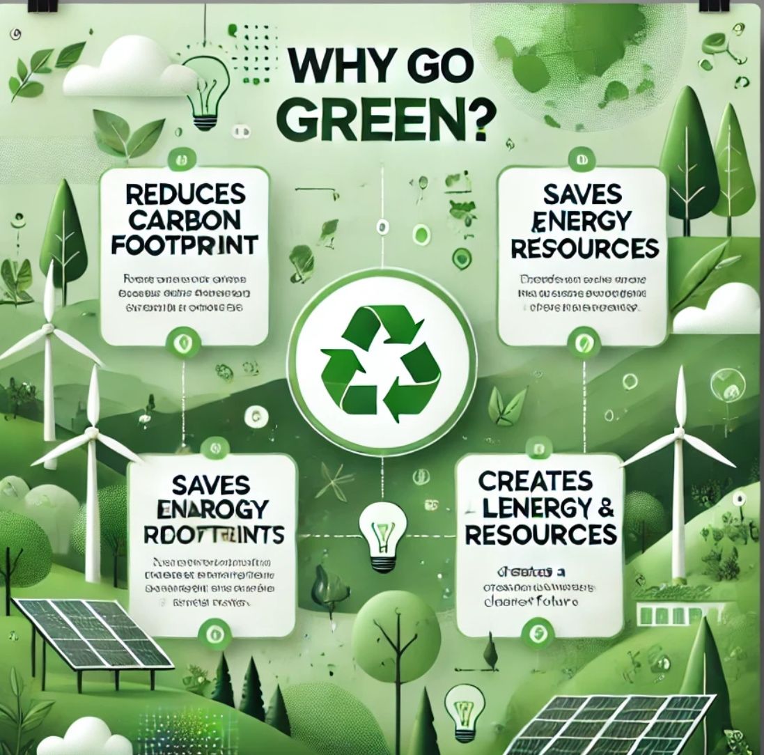 Go Green To Save Blue - Switch To Solar Energy Today